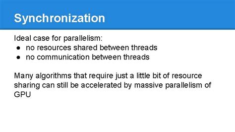 Cs 179 Lecture 6 Synchronization Matrix Transpose Profiling