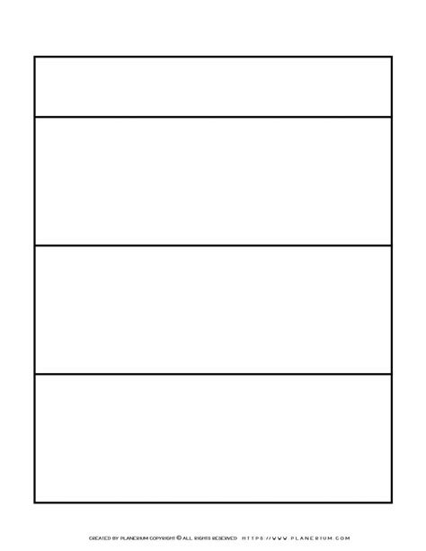 Graphic Organizer Templates Three Rows Chart Planerium