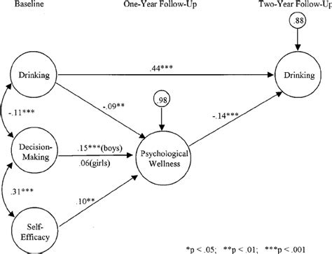 Structural Equations Model Large Circles Represent Latent Factors And