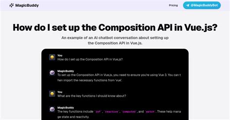 how do i set up the composition api in vue js