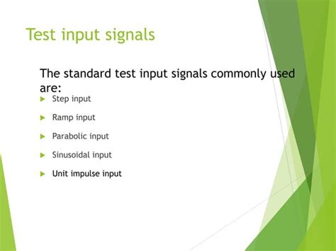 Performance Of Second Order System Ppt