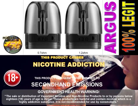 Voopoo Argus Pod Atomizer Cartridge 3pc Pk Lazada Ph
