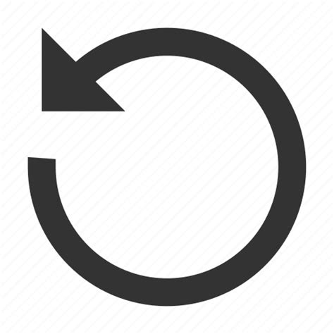 Rotate Undo Arrow Counter Clockwise Icon Download On Iconfinder