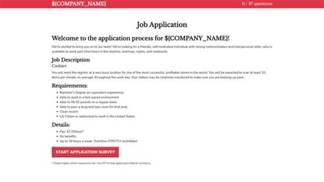 Job Application Simulator — Web App Game Browser Craft