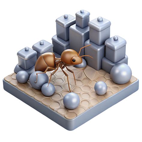 Dramatic Artistic Ant Colony Algorithm Visualization Isolated Genuine