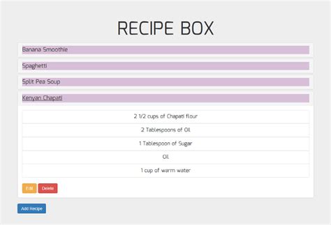 How To Build Freecodecamps Recipe Box Using React And Local Storage