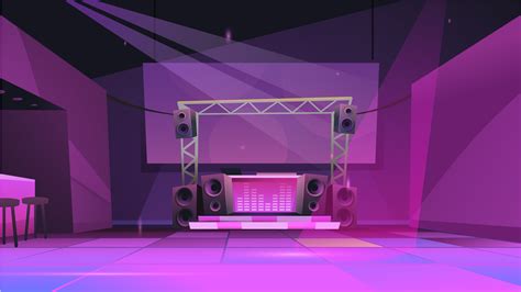 Animated Dance Floor Background