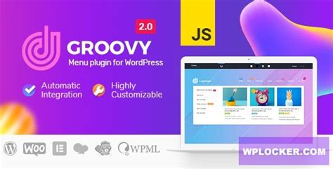 groovy menu v2 4 1 wordpress mega menu plugin wplocker gpl