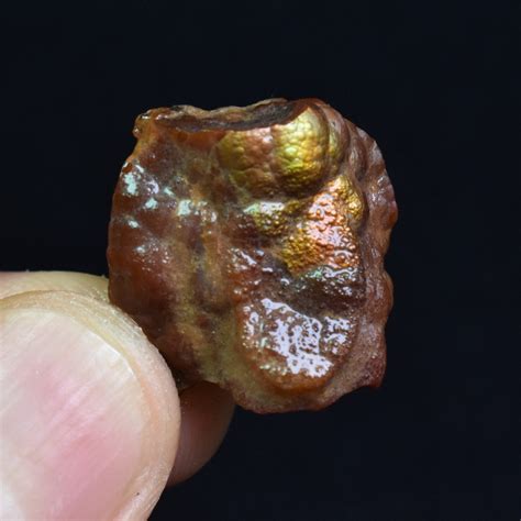 Natural Mexican Fire Agate Rough Specimen Top Grade Raw Agate Rock