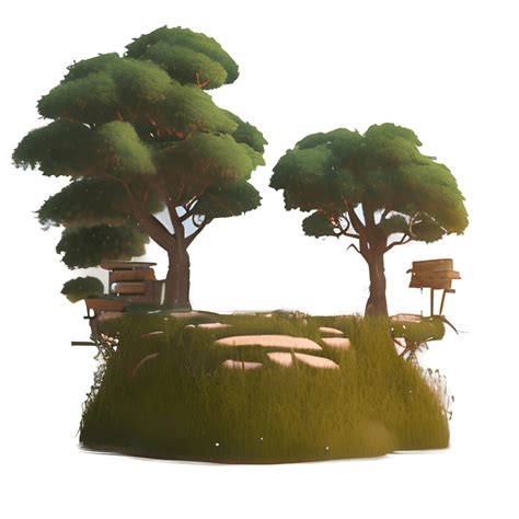 Cartoon Simple Trees · Creative Fabrica