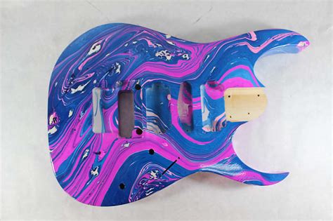 Swirled Basswood Hsh Guitar Body Fits Ibaneztm 6 String Rg Reverb