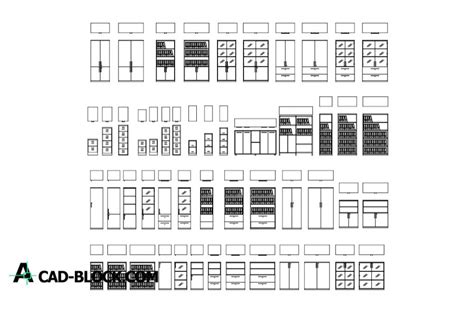 Cad Office File Cabinets Dwg Free Download In Autocad Dwg