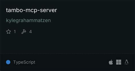 Fetchdocs Tambo Docs Mcp Server Glama