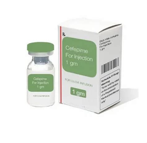 Cefepime 1gm Injection At ₹ 85 Piece Parvat Surat Id 20695370062