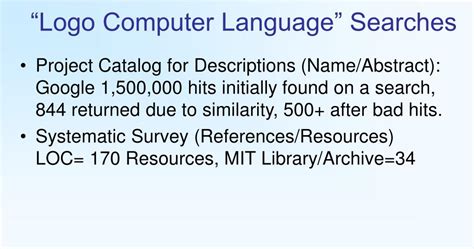 ppt the history of educational computing projects the logo computer