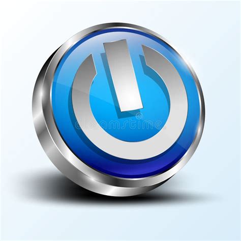 3d Power Symbol Stock Vector Illustration Of Vector Internet 6956333