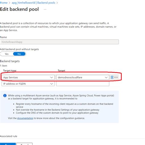 block the default url assigned to the azure web app using azure