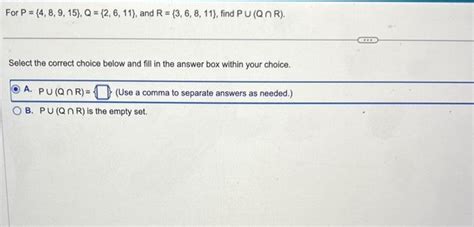Solved For P Q And R Find Chegg Com