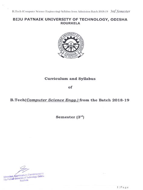 3rd sem syllabus pdf