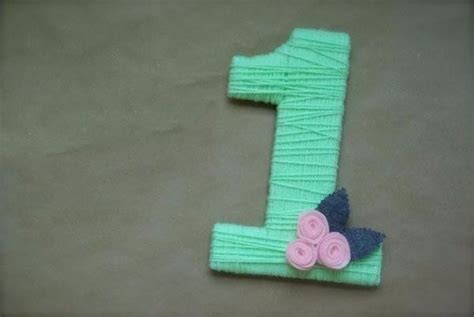 Декоративные цифры на дни рожденья Birthday Crafts Crochet Necklace