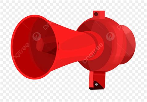 경찰 일러스트 도구 사용 빨간 경적 외치는 나팔 확성기 스피커 경찰 도구 사용 손으로 그려진 된 트럼펫 그림 빨간 경적 Png 일러스트 및 Psd 이미지 무료 다운로드