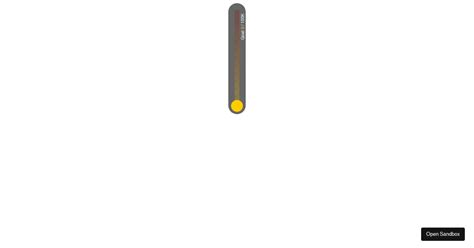 React Thermometer Codesandbox