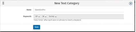 Cx Text Analysis Categorization Questionpro Help Document