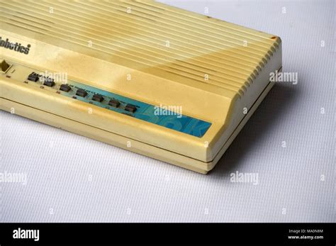 Old US Robotics Modem Old Device For Internet Connection Stock Photo Alamy