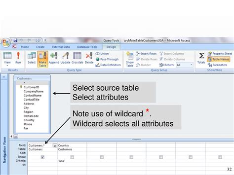Ppt Access Queries Powerpoint Presentation Free Download Id2926671