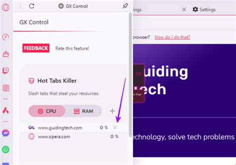 9 Ways To Limit Ram Usage In Opera Gx Guiding Tech