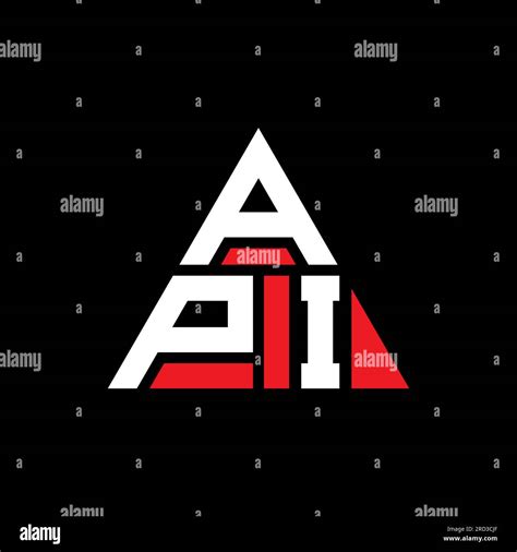 API Triangle Letter Logo Design With Triangle Shape API Triangle Logo Design Monogram API