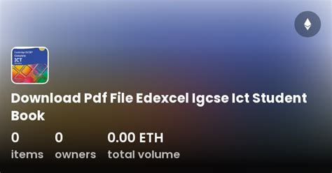 Download Pdf File Edexcel Igcse Ict Student Book Collection Opensea