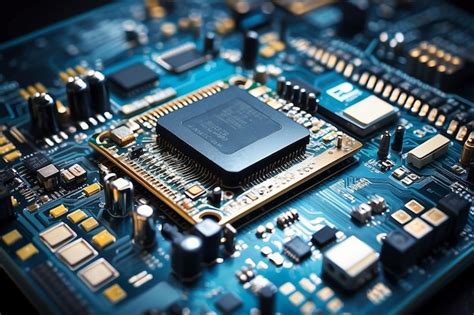 Premium Ai Image Technology Concept Digital Circuits