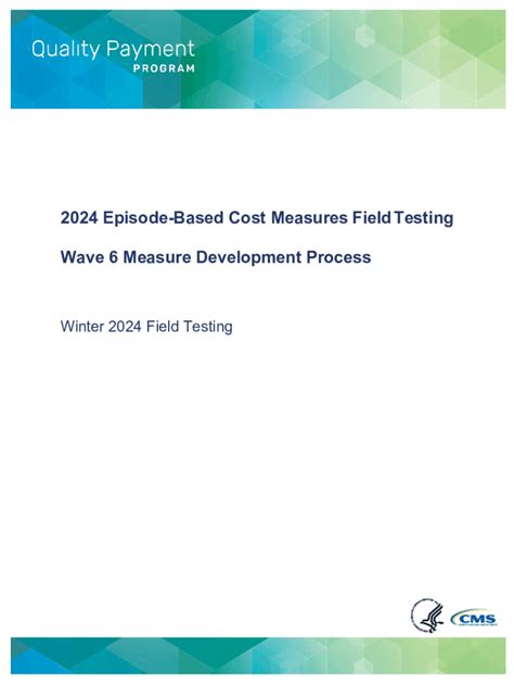 Fillable Online 2024 Episode Based Cost Measures Field Testing Wave 6