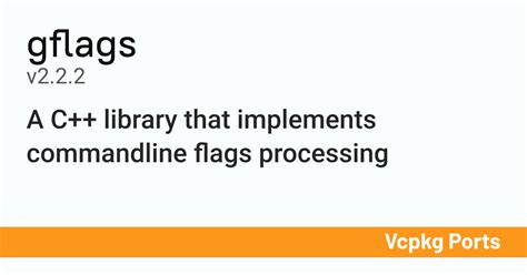 gflags v2 2 2 vcpkg ports