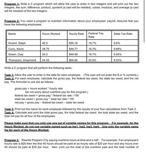 Solved Program 1 Write A C Program Which Will Allow The