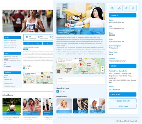 event single page builder pro for elementor and the events calendar