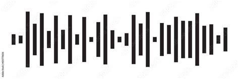 Sound Wave Set Sound Waves Equalizer Audio Waves Radio Signal