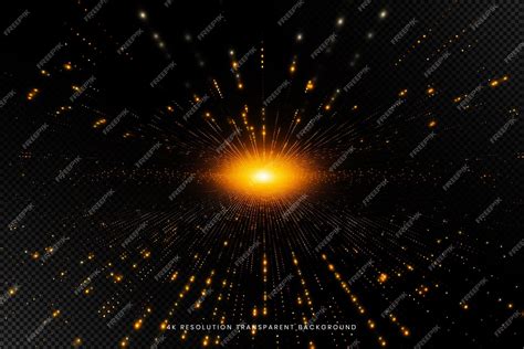 Premium Psd Dotted Light Glowing Effect On Black Background