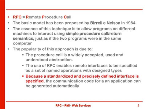 Ppt Remote Procedure Call Rpc Powerpoint Presentation Free