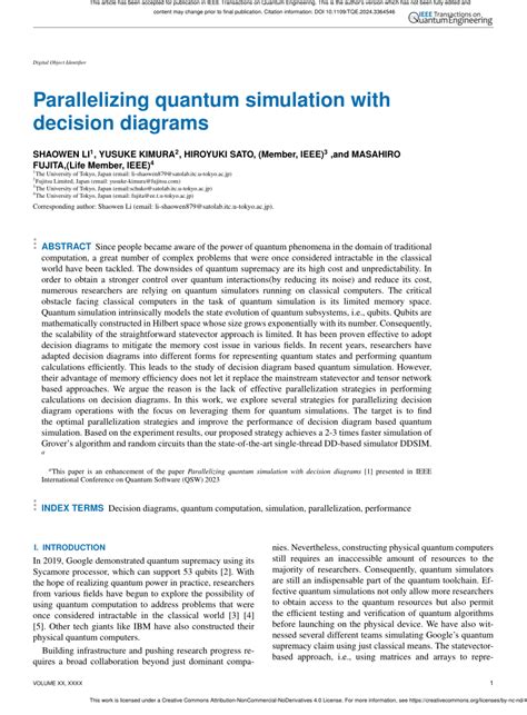 pdf parallelizing quantum simulation with decision diagrams