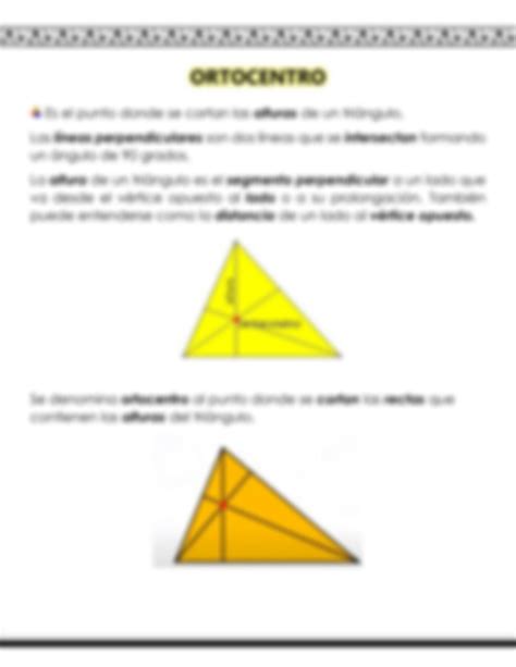 Solution Clasificaci N De Las Rectas Y Puntos Notables Del Tri Ngulo Studypool