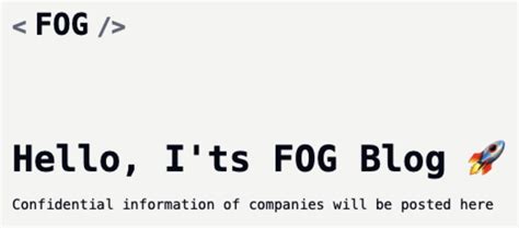 Fog Ransomware In Depth Analysis Detection And Mitigation