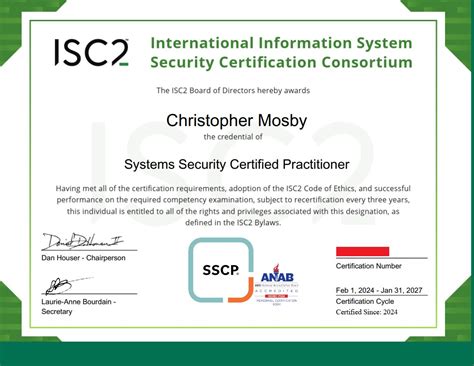 Christopher M On Linkedin Isc2 Sscp Cissp Certification Cybersecurity