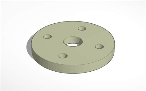 3d Design Tetrix Servo Holes Thread Through Tinkercad