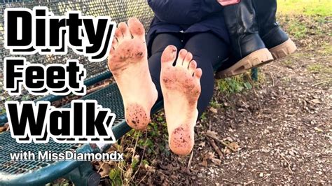 Dirty Feet Walk Outdoor With MissDiamondx HD Version MissDiamondx Clips4sale