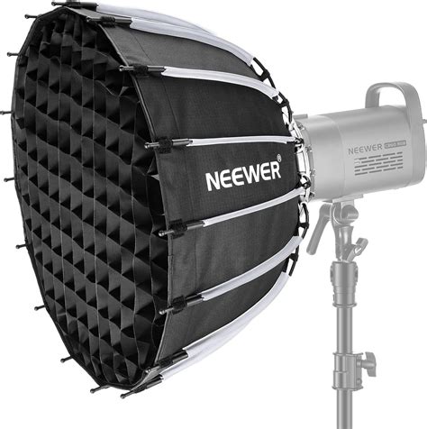 Neewer 22inch 55cm Parabolic Softbox Quick Set Up Quick Folding With Diffusers