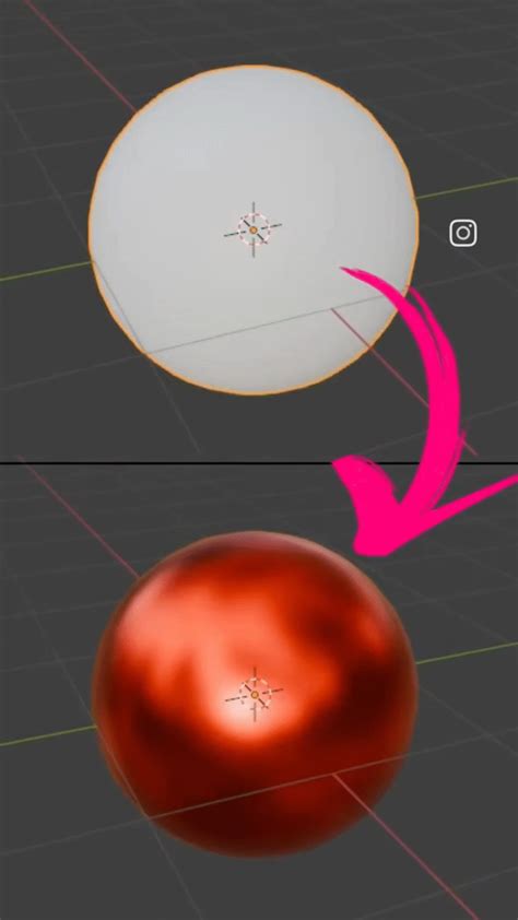 Blender Metallic Material With Bsdf Shader