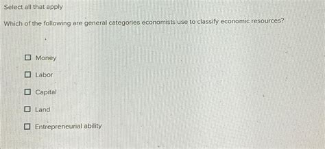 solved select all that applywhich of the following are