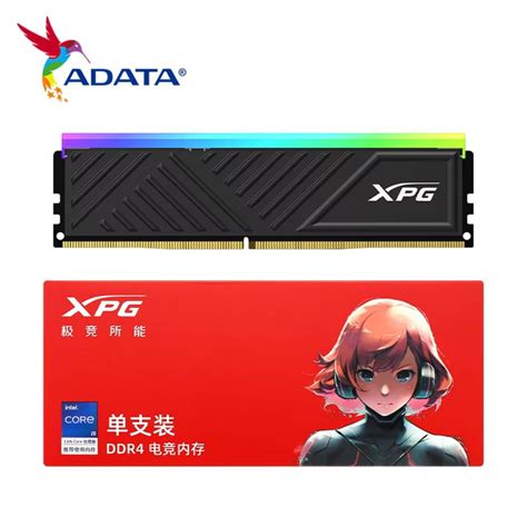 8gb Ddr4 Gaming Ram 3600mhz Rgb Xpg Spectrix D35g Black